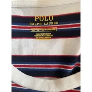 Polo Ralph Lauren | Tops | Polo Ralph Lauren Xl Striped T Shirt Blue ...